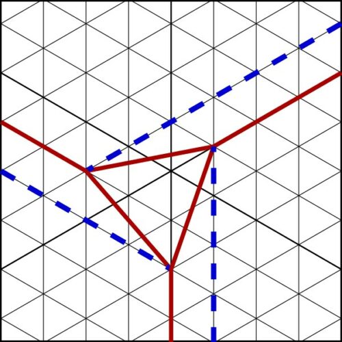 Open Equilateral Triangle Twist - Origami Tessellation Twist Database