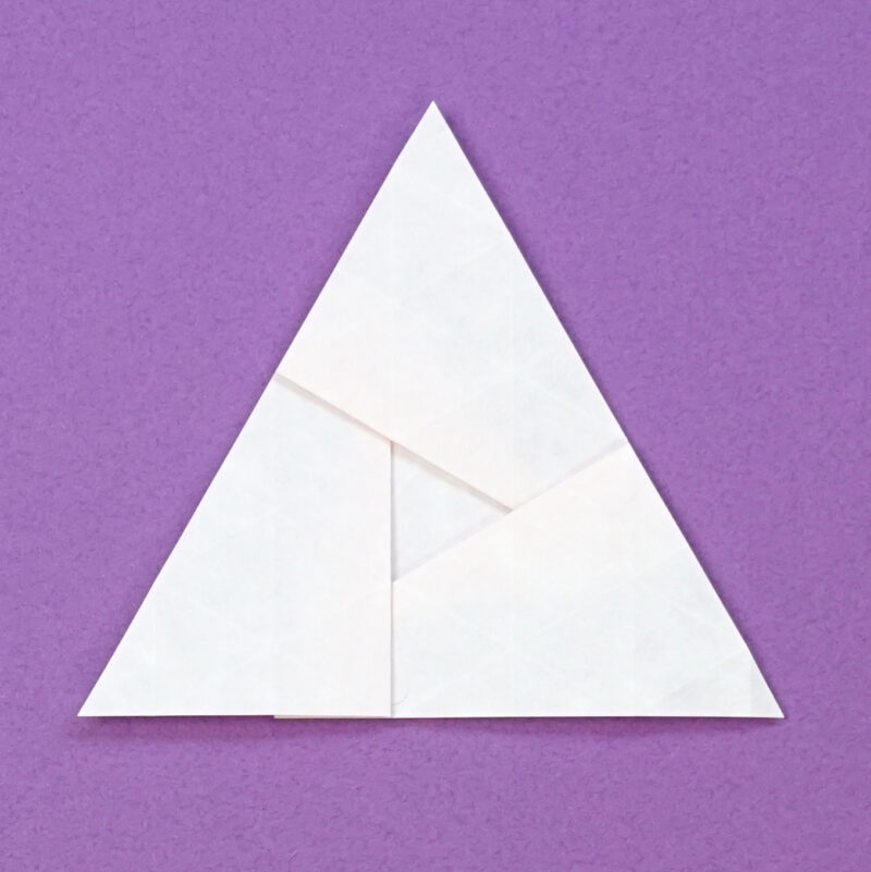 Open Equilateral Triangle Twist - Origami Tessellation Twist Database