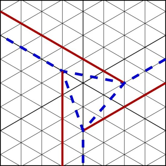 Open Equilateral Triangle Twist - Origami Tessellation Twist Database