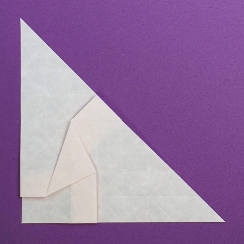 Closed Right Triangle Twist - Origami Tessellation Twist Database