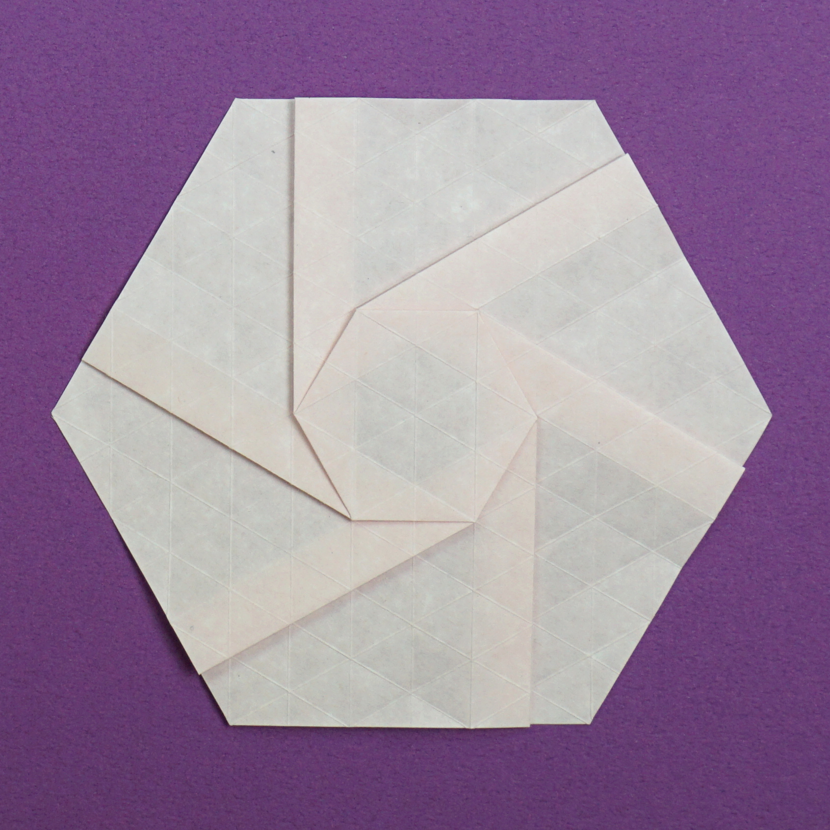 Open Hexagon Twist - Origami Tessellation Twist Database