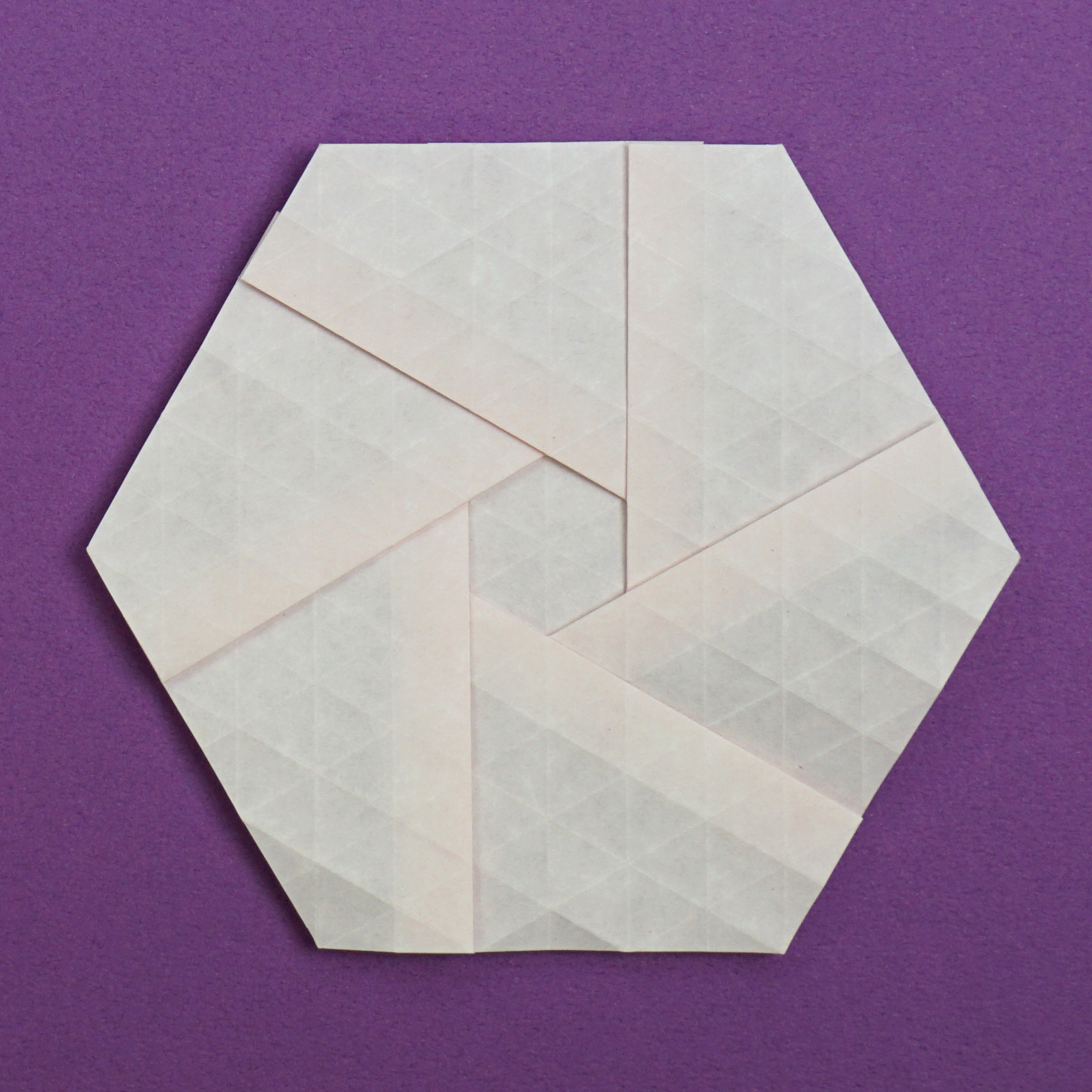 Open Hexagon Twist - Origami Tessellation Twist Database